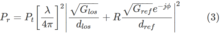 Two ray ground reflection model - GaussianWaves