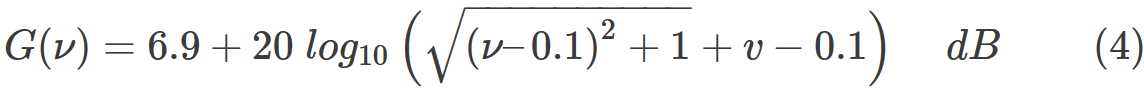 Modeling diffraction loss : Single knife-edge diffraction model ...