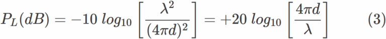 Friis Free Space Propagation Model – GaussianWaves