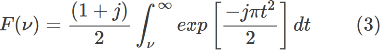 Modeling diffraction loss : Single knife-edge diffraction model ...