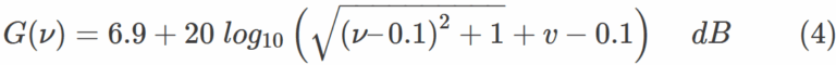 Modeling diffraction loss : Single knife-edge diffraction model ...